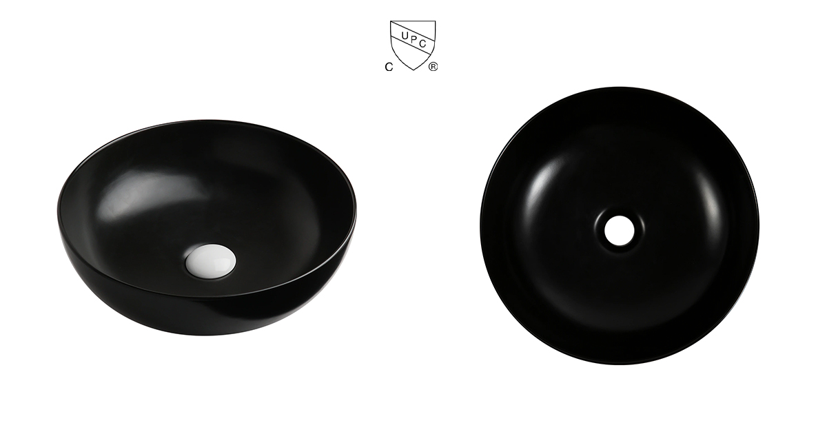 Modern style lavatory 15 inches 40cm wide UPC certified bathroom ...